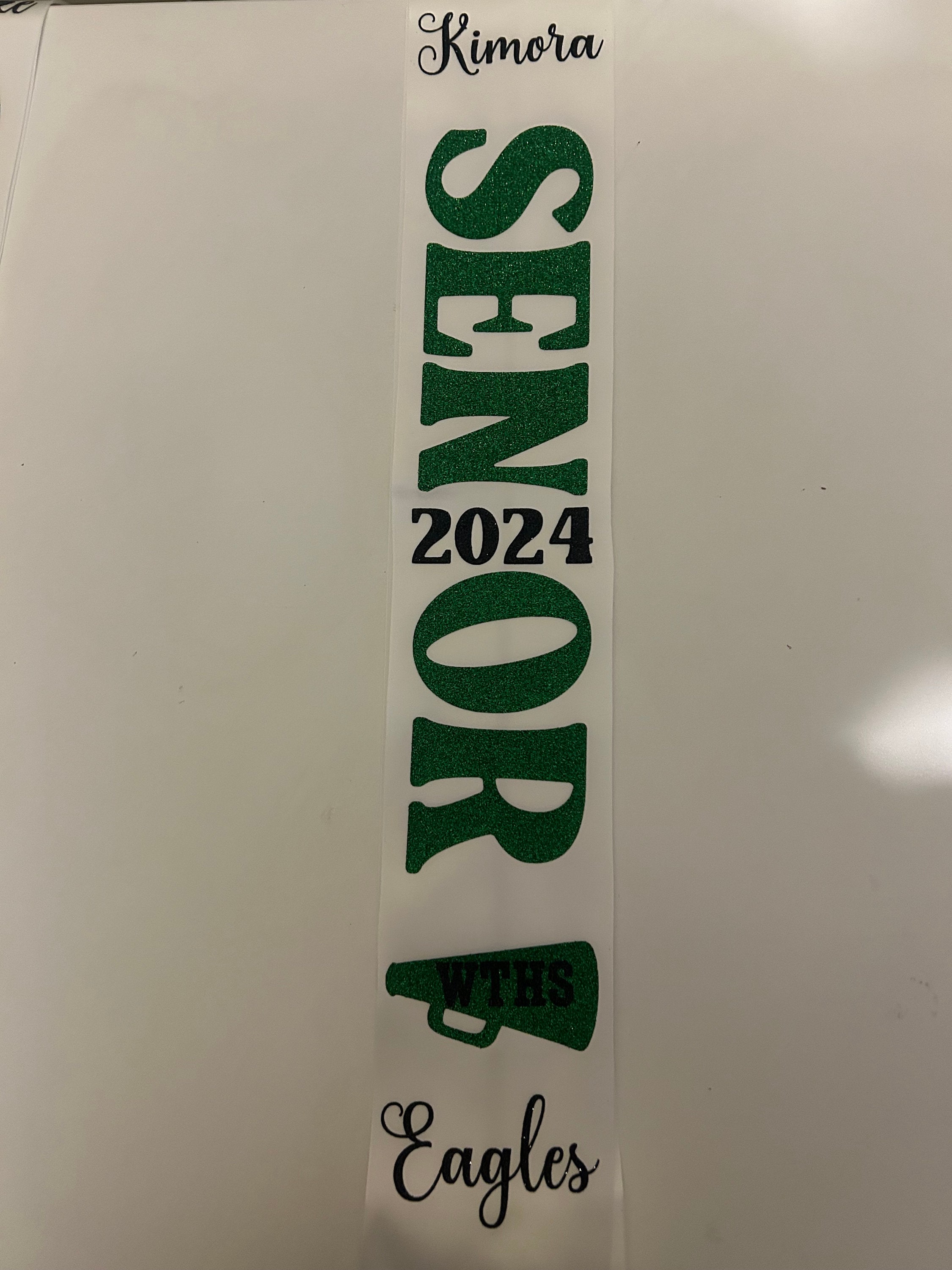 Custom Senior Sash | Personalized Senior Sash | Custom Graduation Sash ...