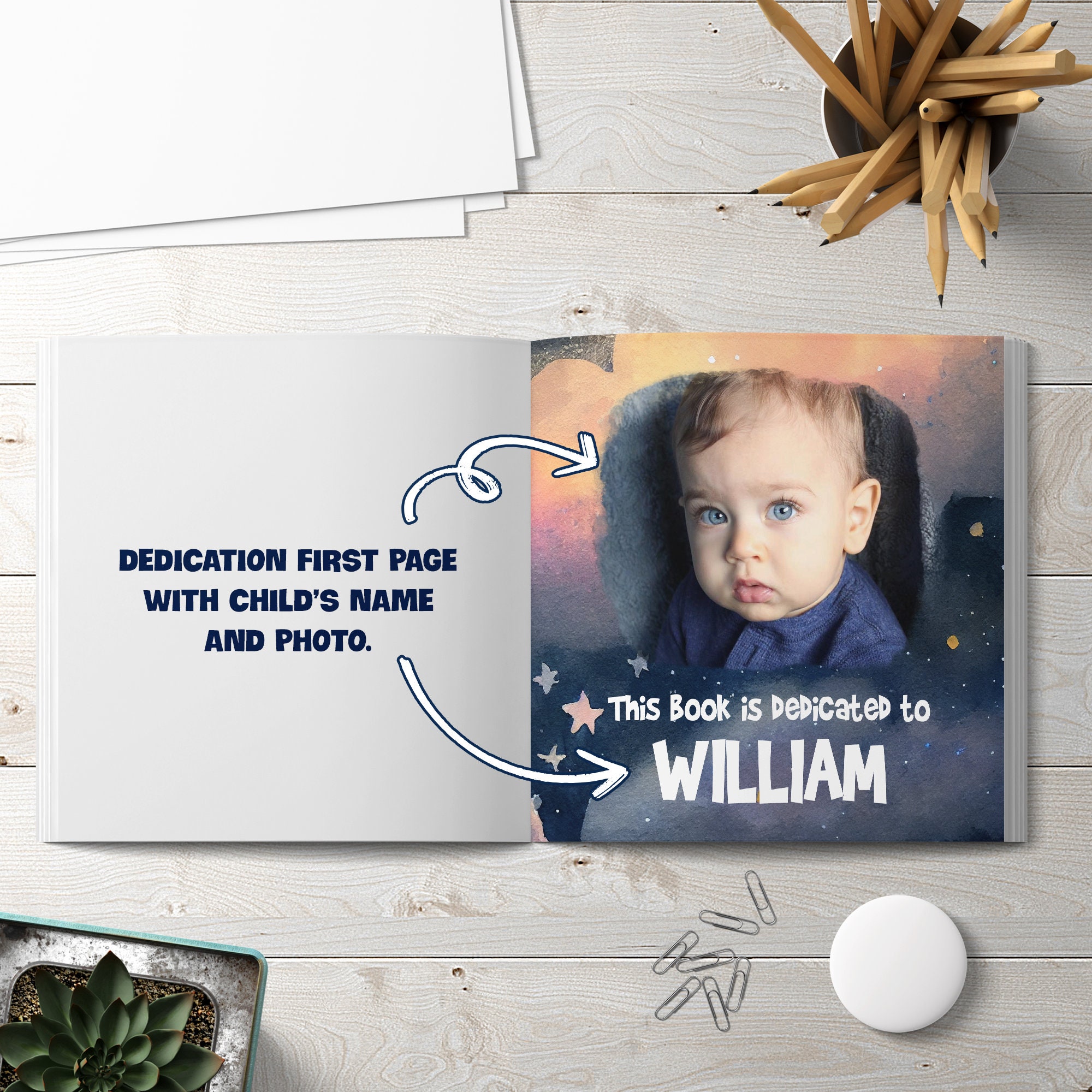 Personalized Bedtime Story Book for Kids Customizable With - Etsy