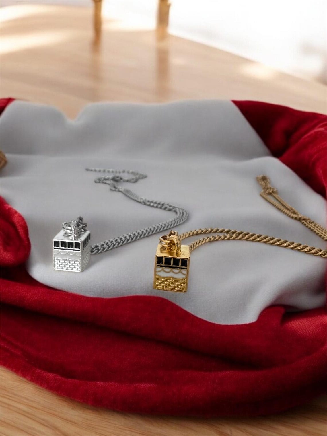 3D Kaaba (الكعبة) Necklace, Custom Handmade Islamic Jewelry Gift for ...