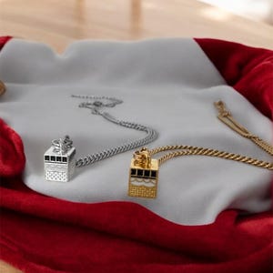 3D Kaaba (الكعبة) Necklace, Custom Handmade Islamic Jewelry Gift for ...