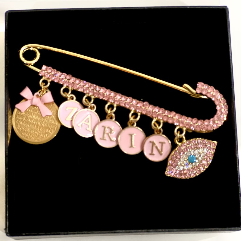 Evil Eye Baby Pin - Etsy