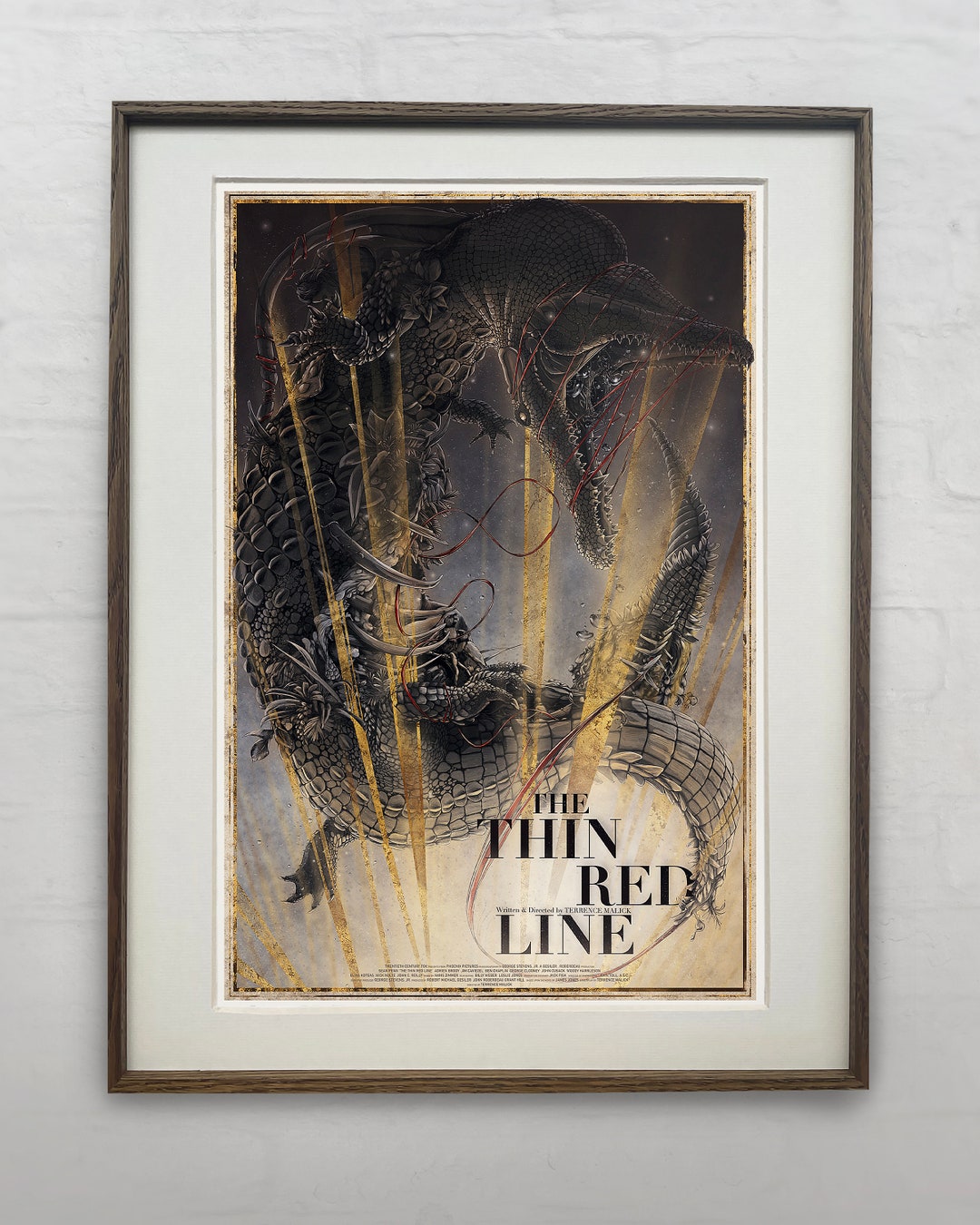 Limited Edition Print the Thin Red Line - Etsy