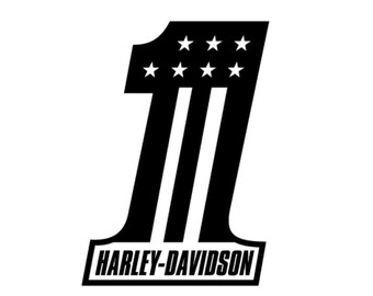 Number 1 Decal - Etsy