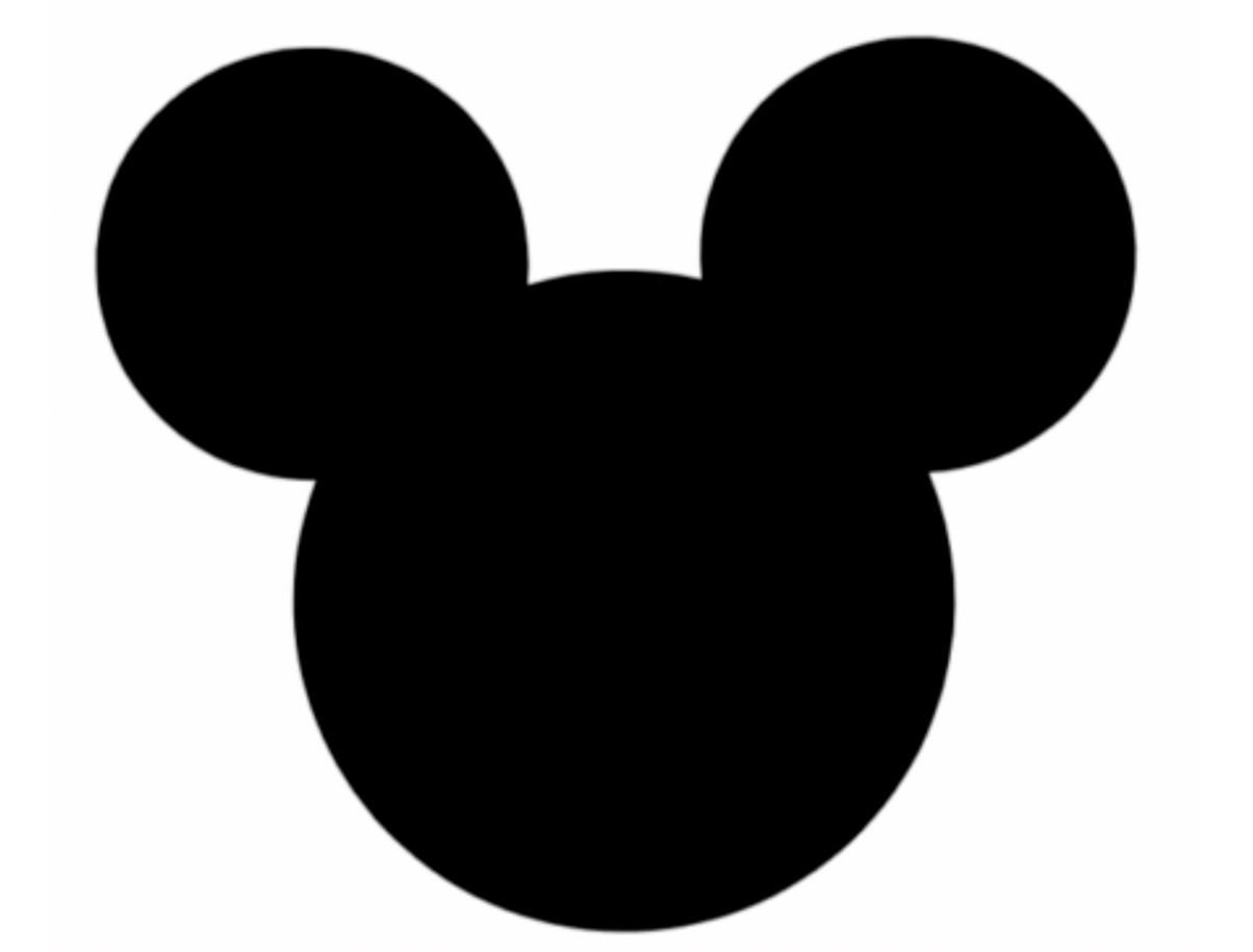 Mickey Mouse Disney Die-cut Vinyl Decal Sticker Logo Ears Shape Truck ...