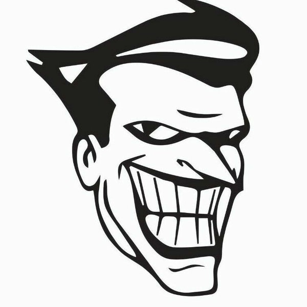 Joker Harley Car Decal Etsy