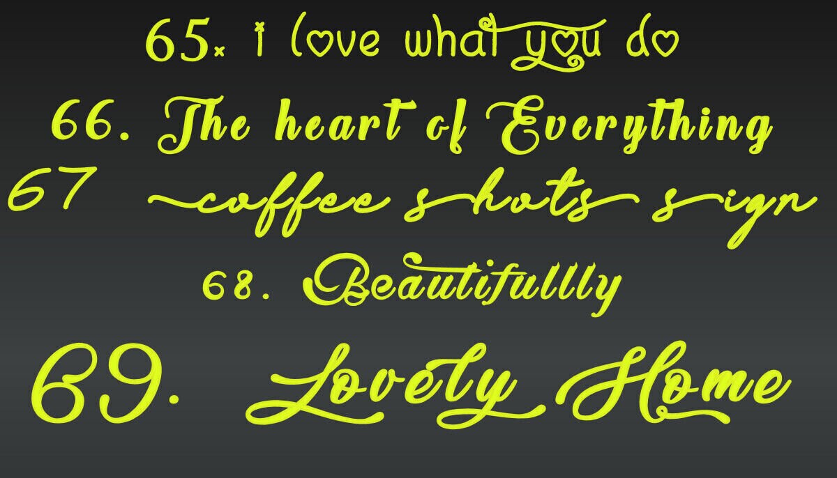 Cursive Custom Text Vinyl Decal Sticker Script Personalized Lettering ...