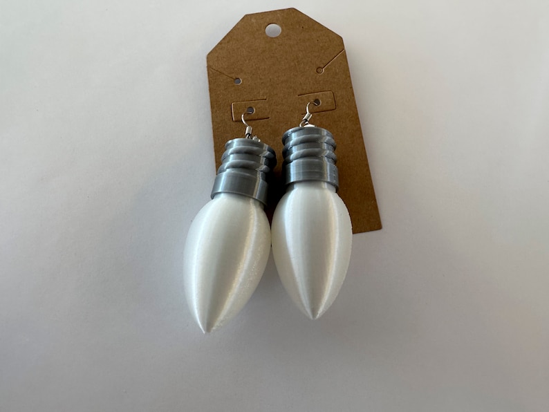 Amazing Light up Glowing Lightbulb Earrings Custom 3D - Etsy