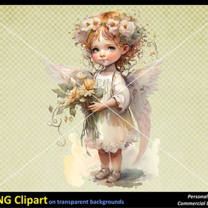 Angels Clipart Png, Heavenly Realm , Watercolour, Christian Design ...