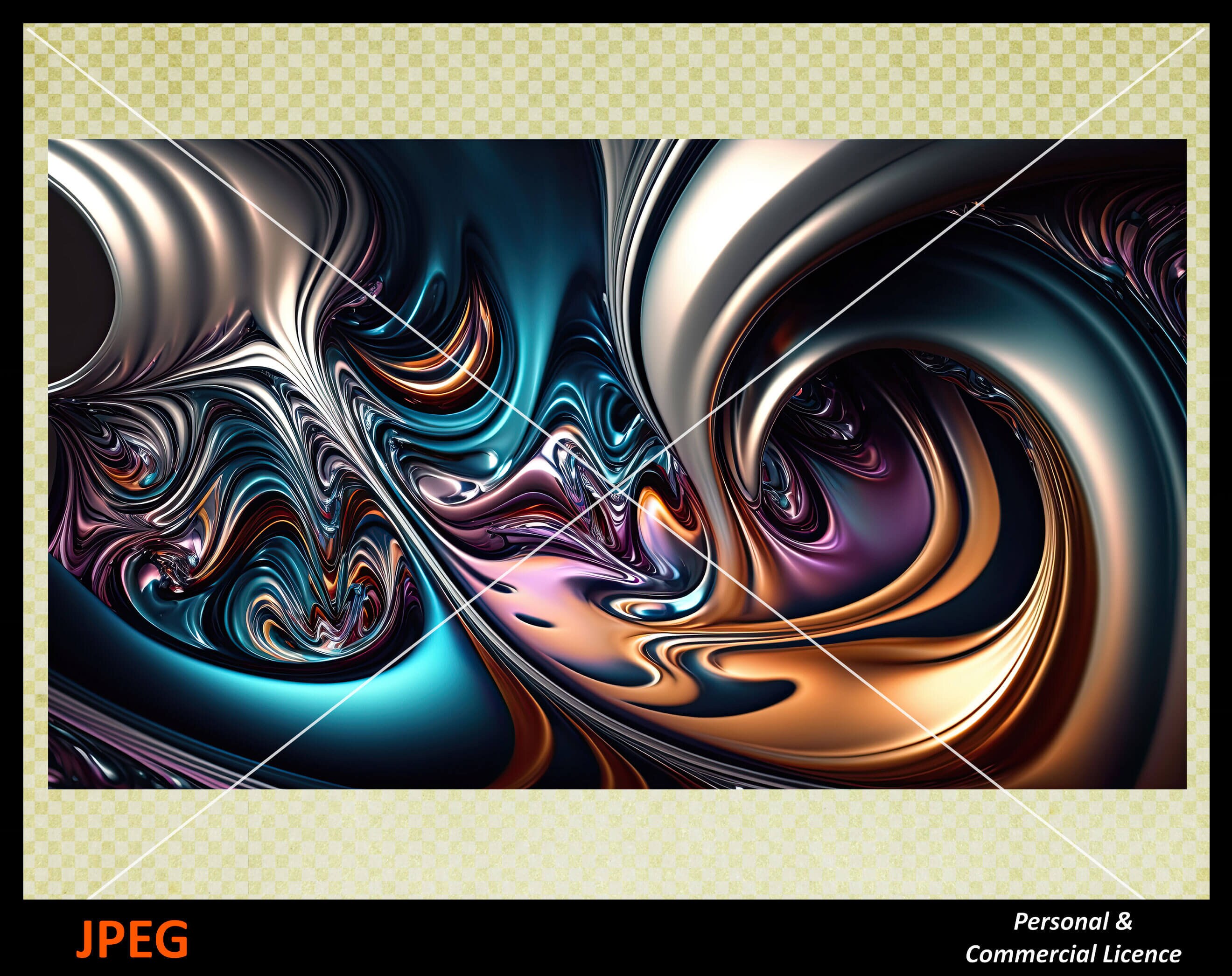 Liquid Chrome Backgrounds Jpegs Digital Paper Clipart Set - Etsy