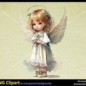 Angels Clipart Png, Heavenly Realm , Watercolour, Christian Design ...