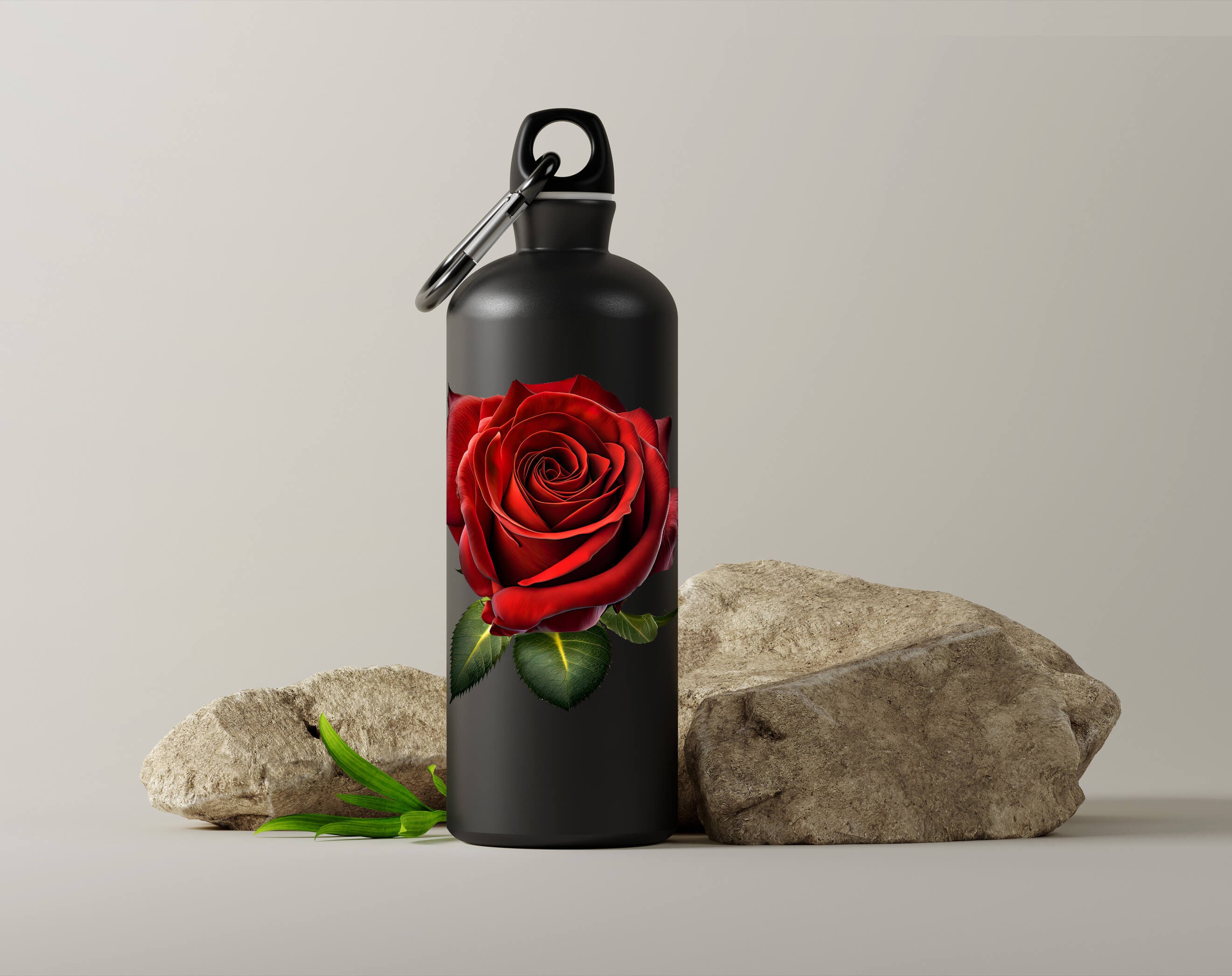 Red Rose Printable Graphic Clipart Silhouette Cameo 4 - Etsy