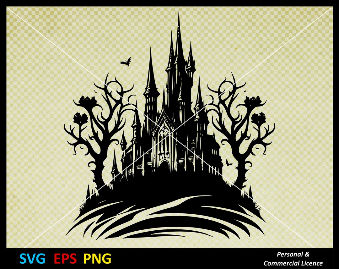 Gothic Castle Svg Gothic Eps Silhouette Cameo4 Cricut Cut - Etsy