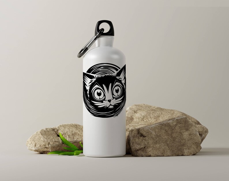 Staring Cat Svg Feline Png Printable Digital Download - Etsy