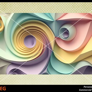 Pastel Coloured Papercraft Backgrounds Jpegs, 16:9 Ratio, Digital Paper ...