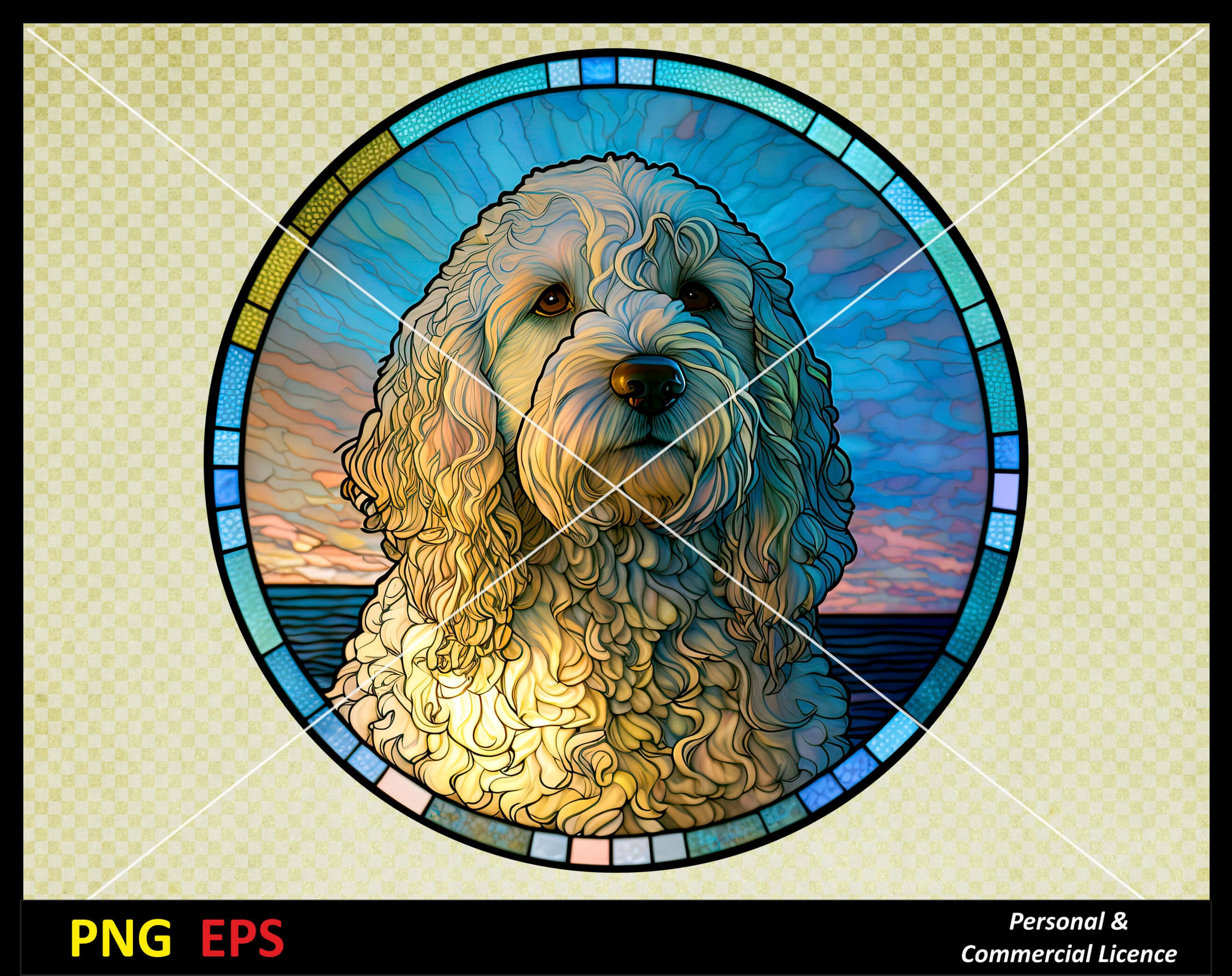 Cockapoo Png Canine Portrait Mans Best Friend Printable - Etsy