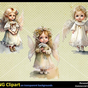 Angels Clipart Png, Heavenly Realm , Watercolour, Christian Design ...