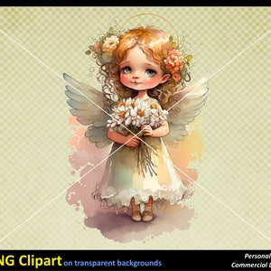 Angels Clipart Png, Heavenly Realm , Watercolour, Christian Design ...