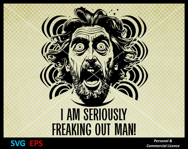 Iam Freaking Out Man Svg Silhouette Cameo Cricut Funny - Etsy