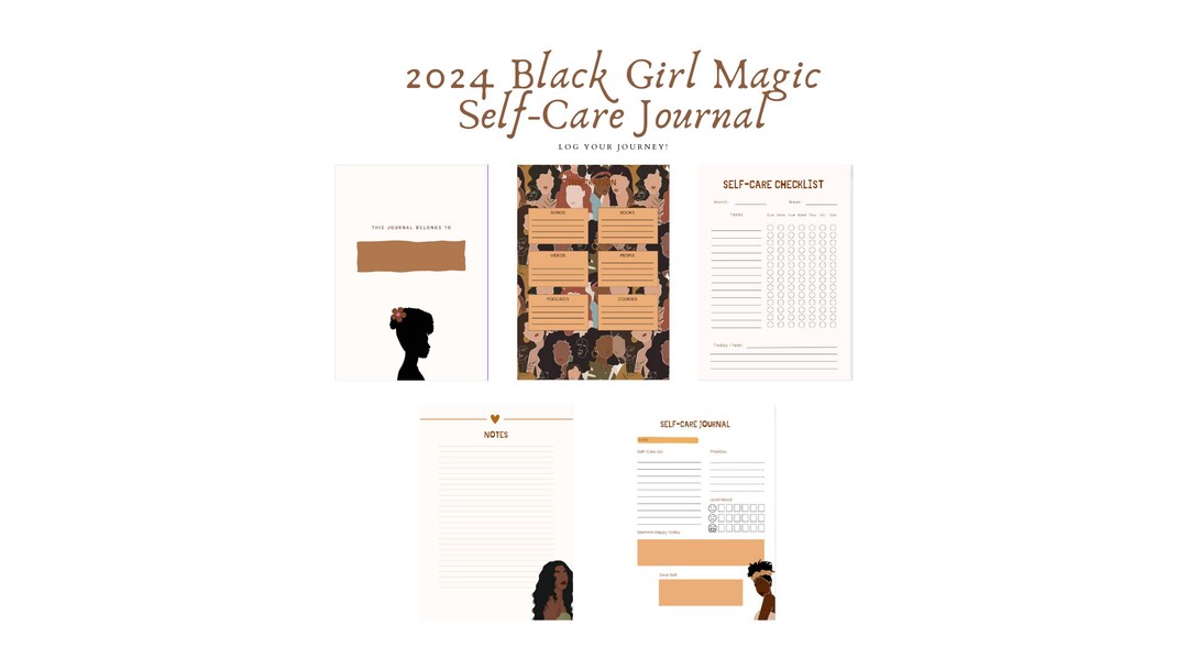 Black Girl Magic Self-care Journal 2024 - Etsy