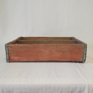 Vintage Red Coca Cola Wooden Crate With Dividers Miller Mfg. Richmond ...
