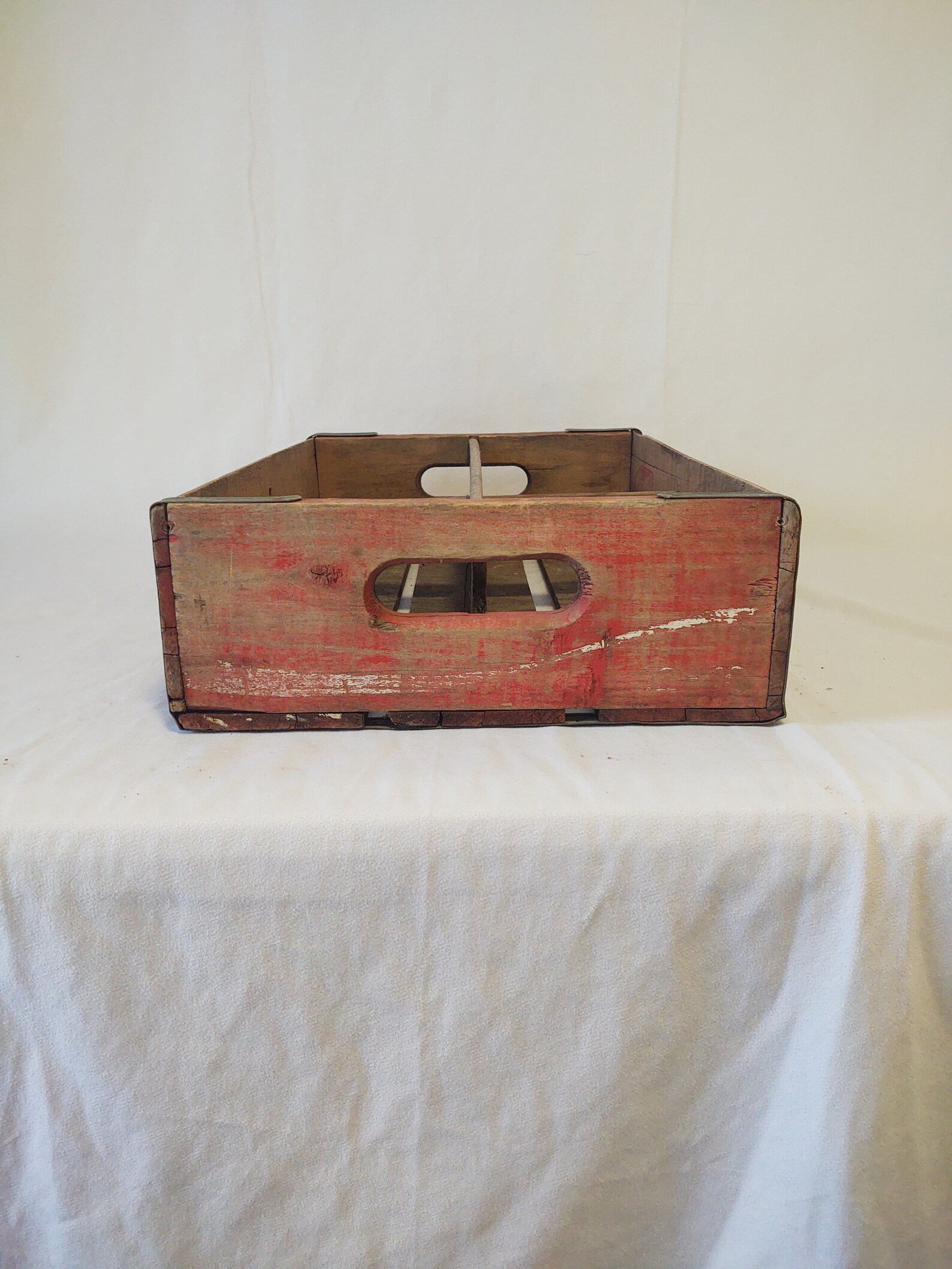 Vintage Red Coca Cola Wooden Crate With Dividers Miller Mfg. Richmond ...