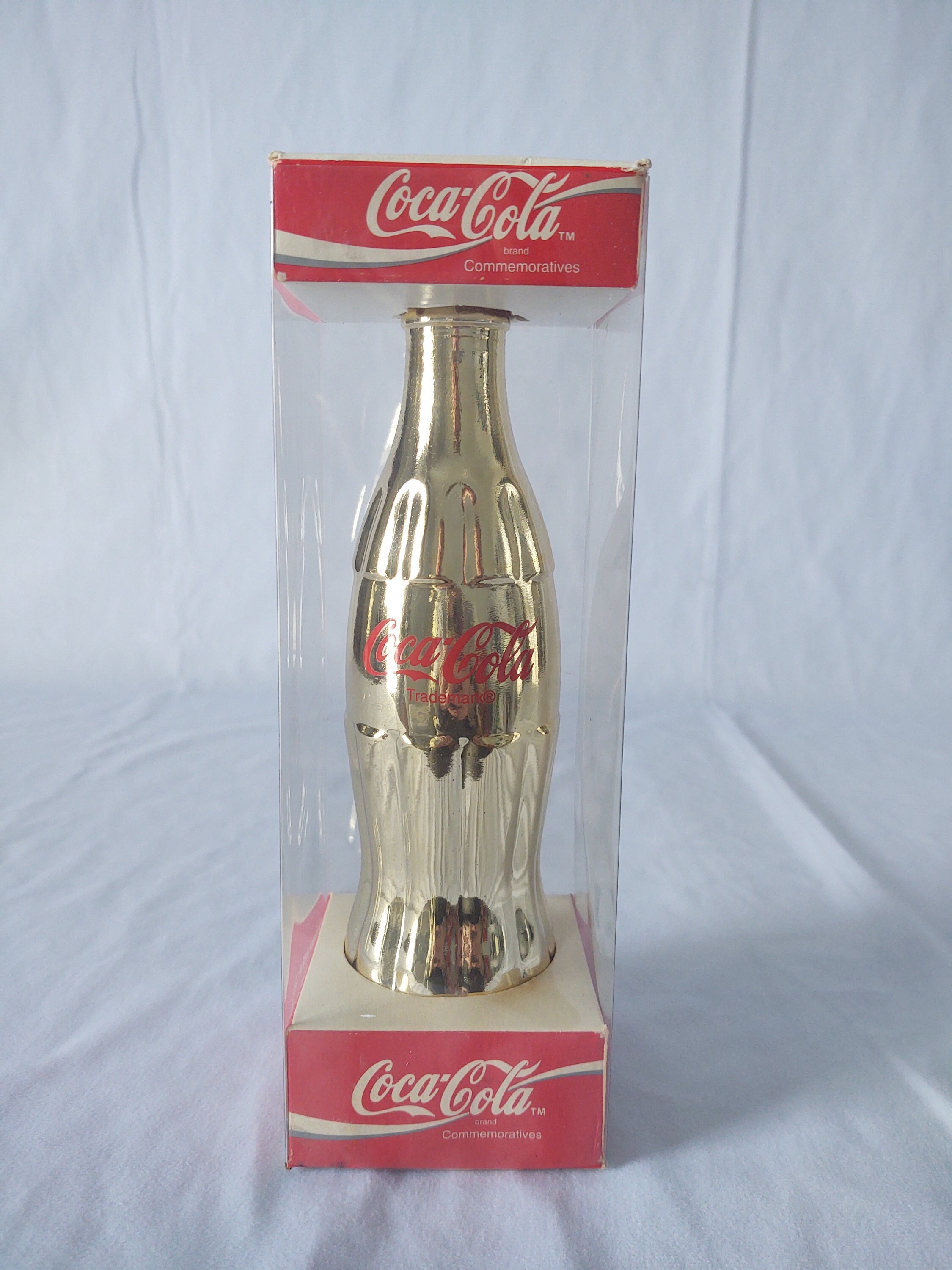 Vintage Commemorative Coca Cola Gold Bottle - Etsy