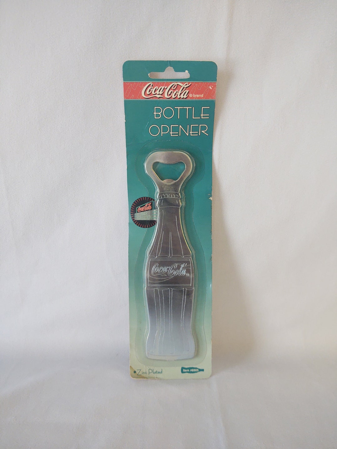 Vintage 1995 Coca Cola Diner Collection Bottle Shaped Opener Zinc ...