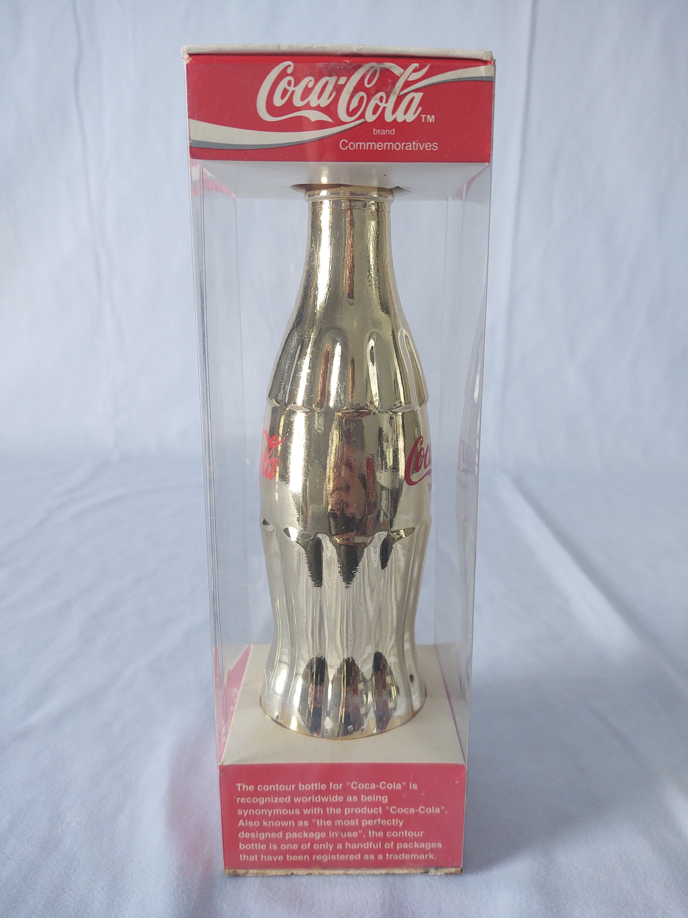 Vintage Commemorative Coca Cola Gold Bottle - Etsy