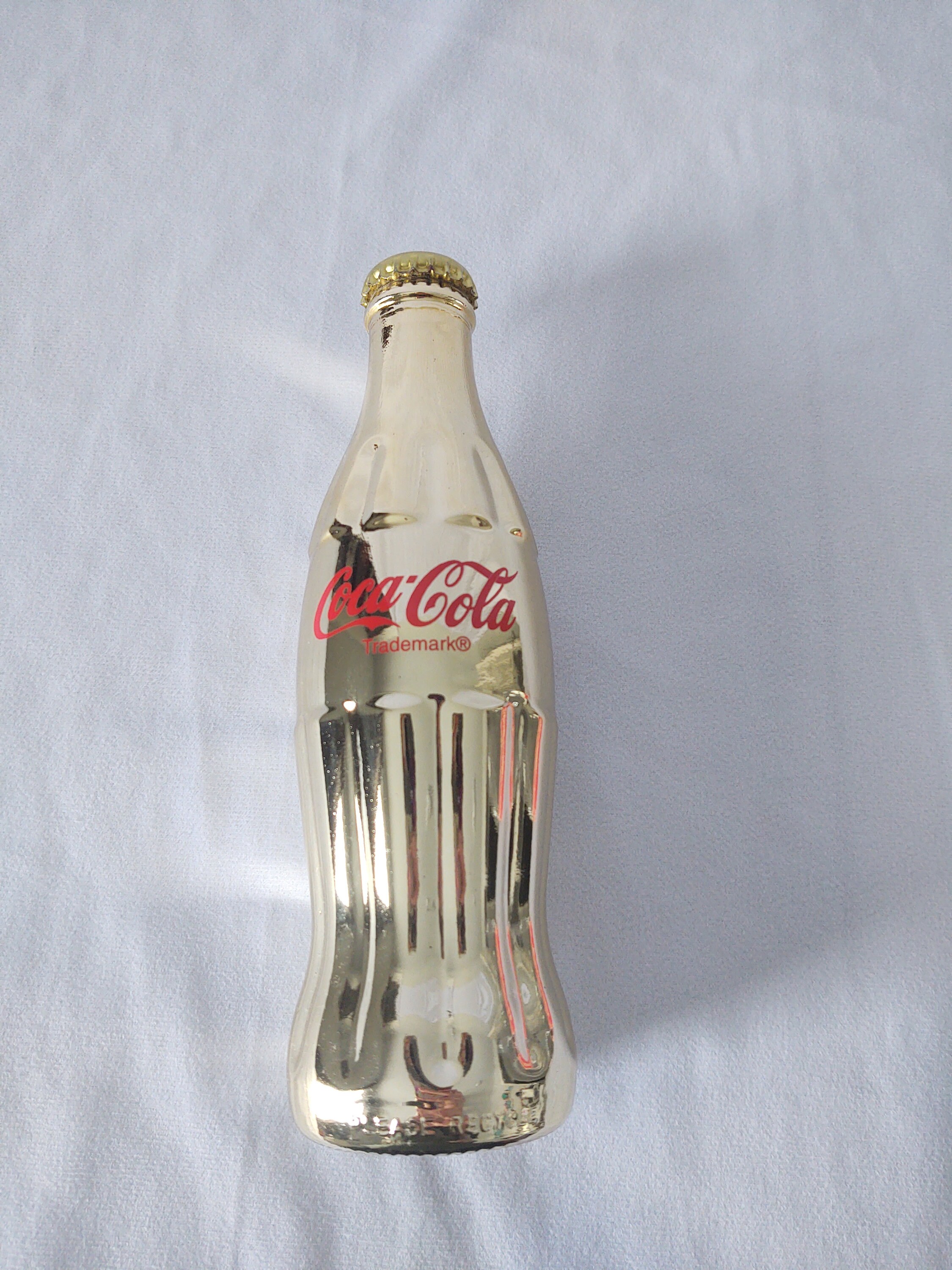 Vintage Commemorative Coca Cola Gold Bottle - Etsy