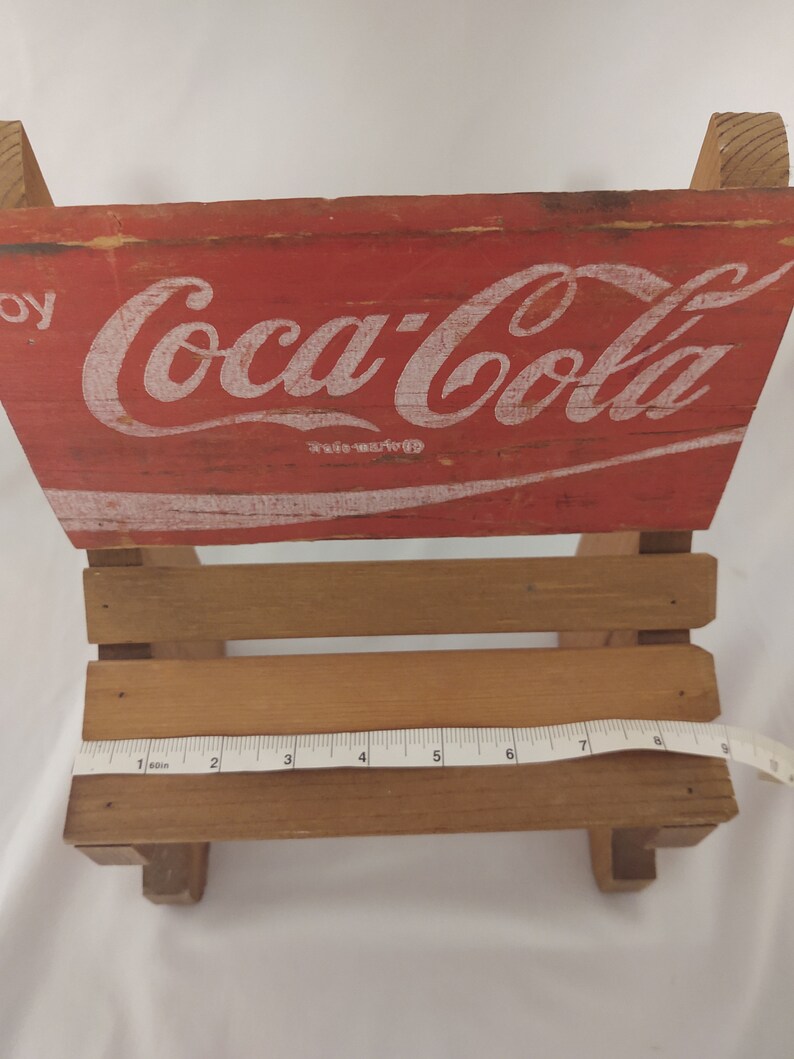 Vintage Coca Cola Small Wood Bench - Etsy