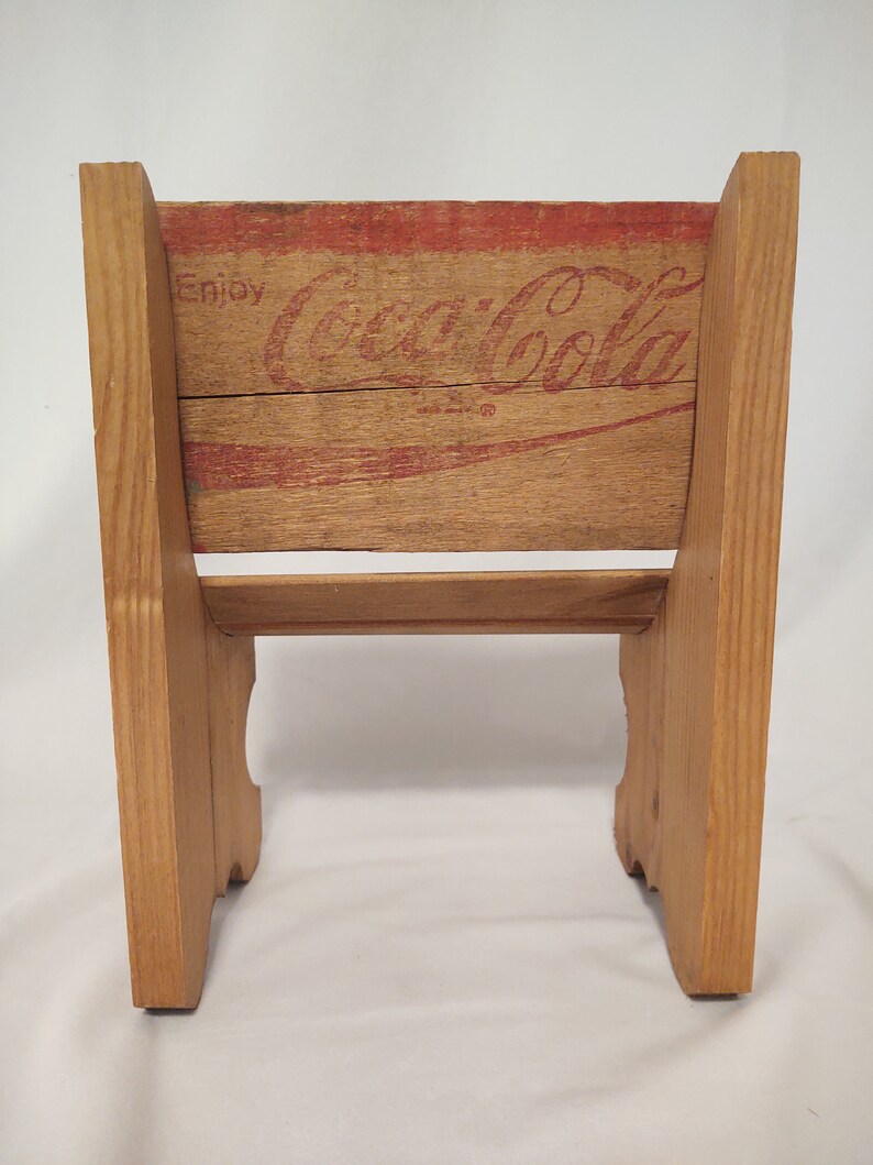 Vintage Coca Cola Small Wood Bench - Etsy