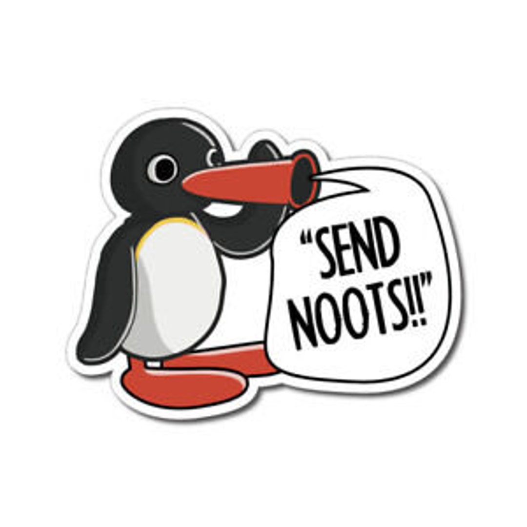 Send Nudes Sticker / Decal Noot Pingu Funny Aussie Meme - Etsy