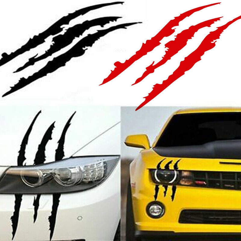 Car Headlight Scratch Decal - Etsy