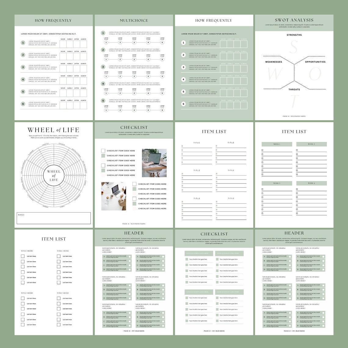 Coaching Course Workbook Toolkit Template, Workbook and Business ...