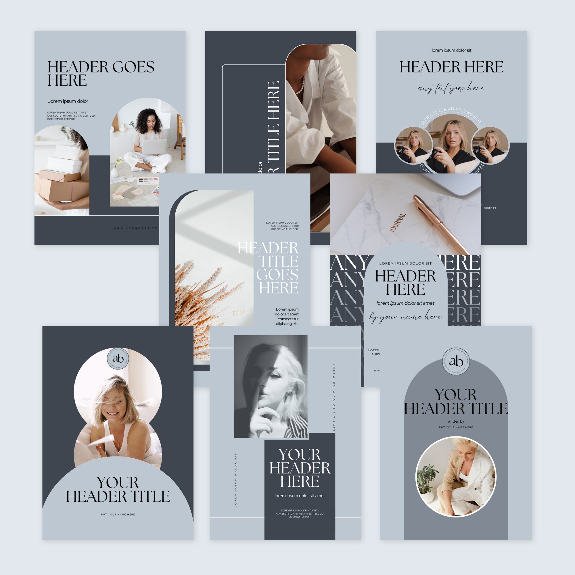 Editable Ebook Cover Template, Covers Editable Digital Covers for Ebook ...