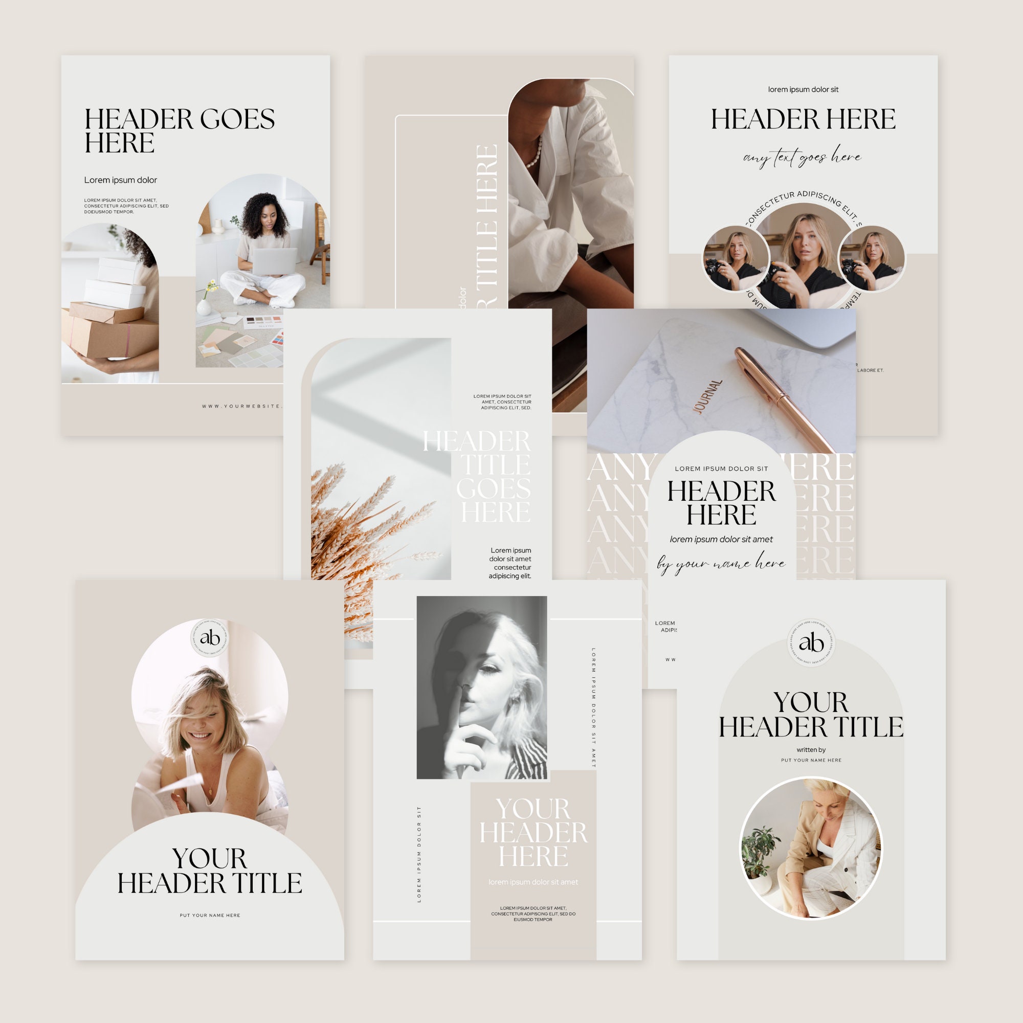 Editable Ebook Cover Template Covers Editable Digital Covers - Etsy