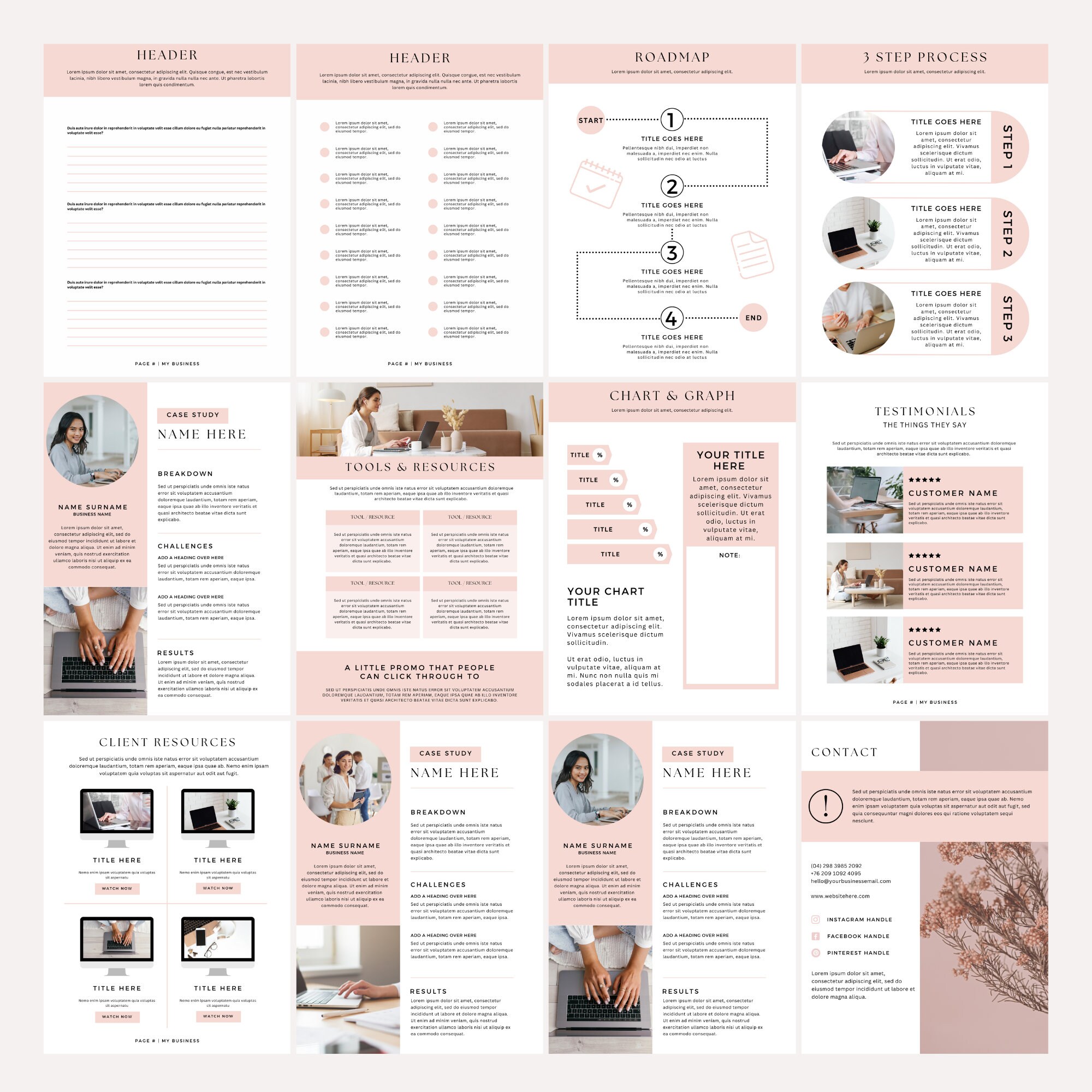 Coaching Course Workbook Toolkit Template Workbook and - Etsy