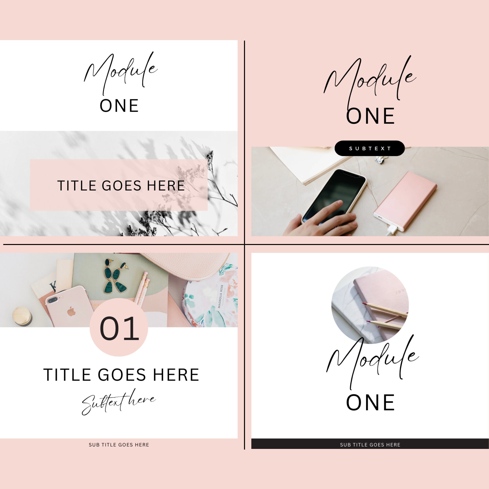 Course Module Facebook Cover Template, Course Module Template, Facebook ...