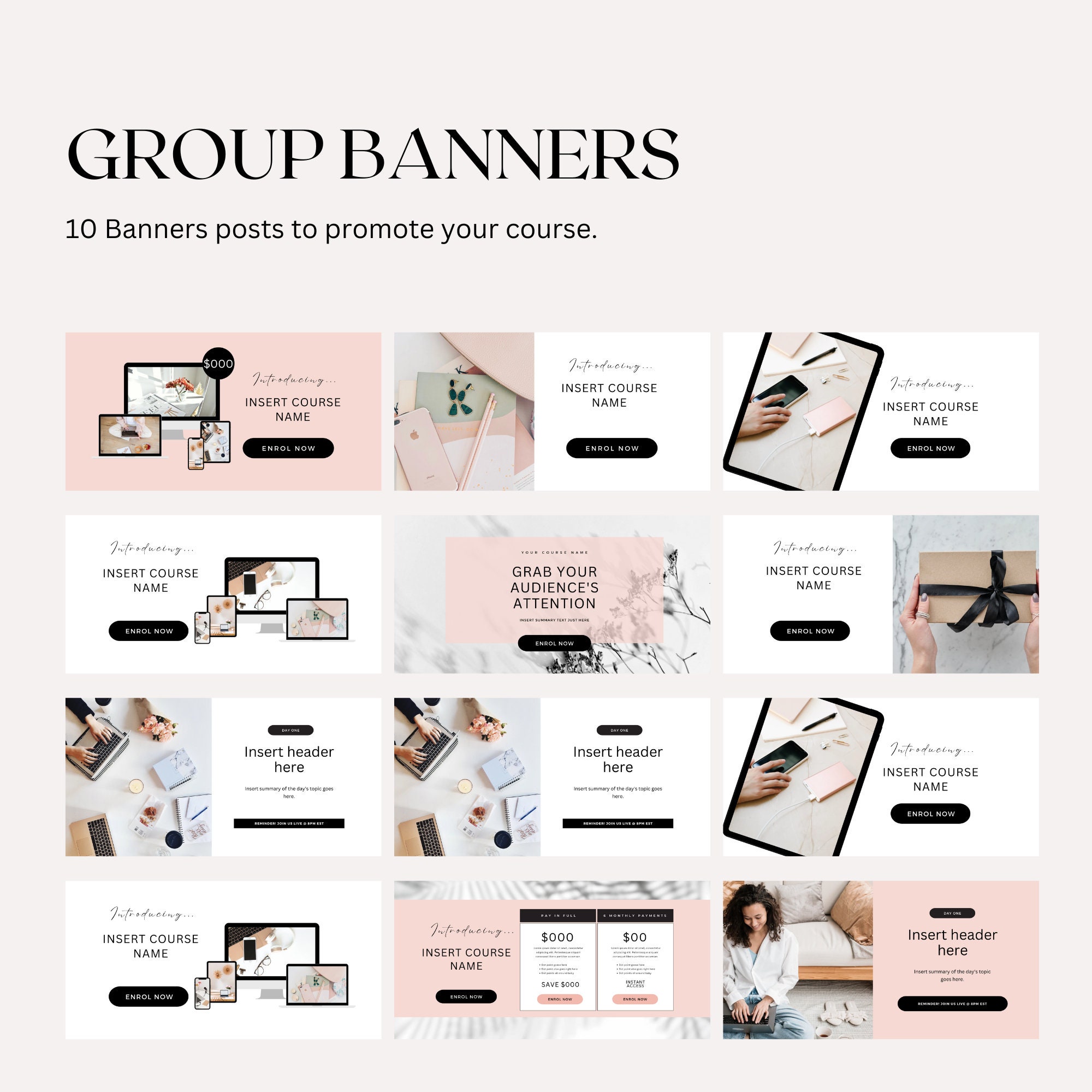 Course Creator Bundle Template for Coaches. Bundle Features Course ...