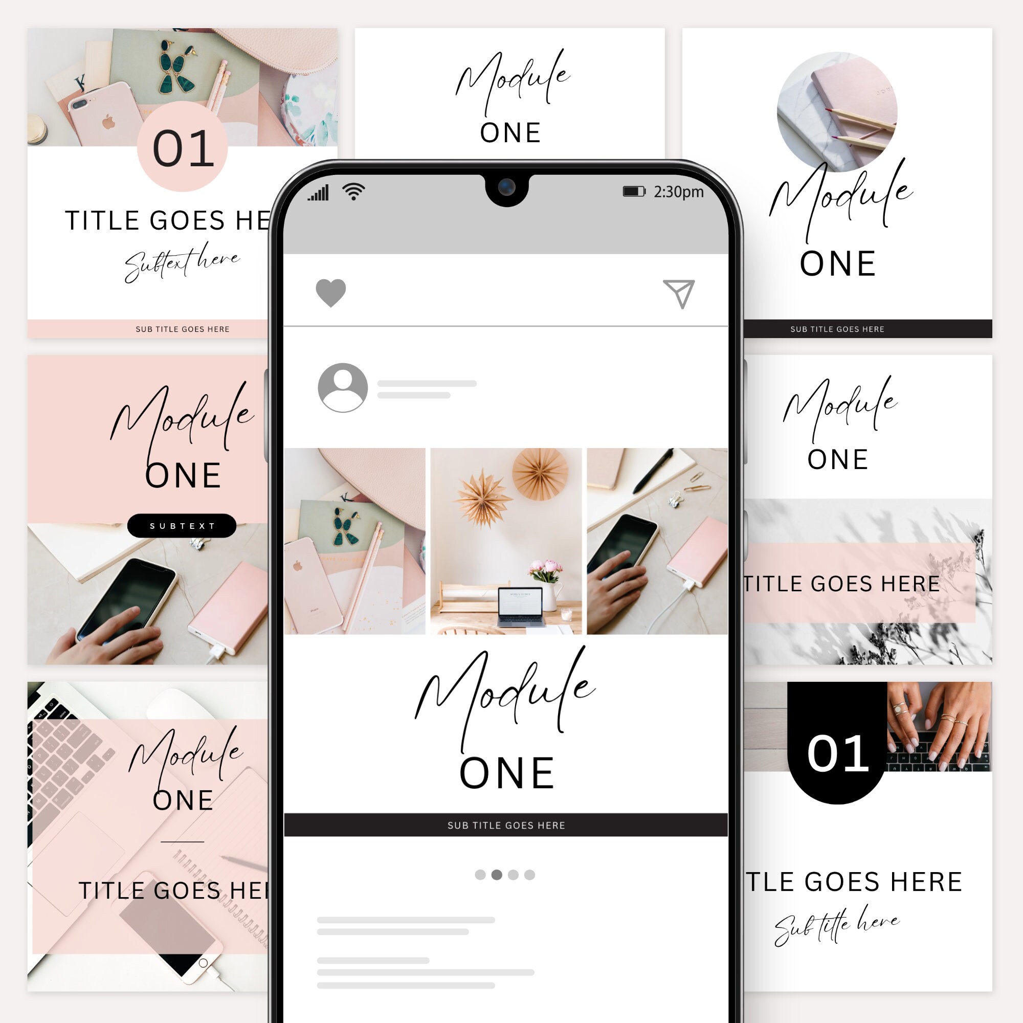 Course Module Facebook Cover Template, Course Module Template, Facebook ...