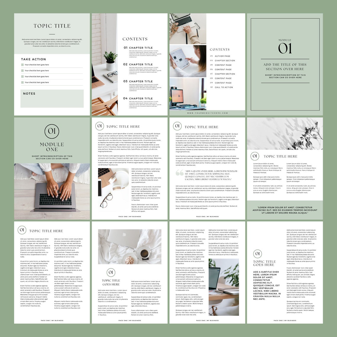 Coaching Course Workbook Toolkit Template, Workbook and Business ...