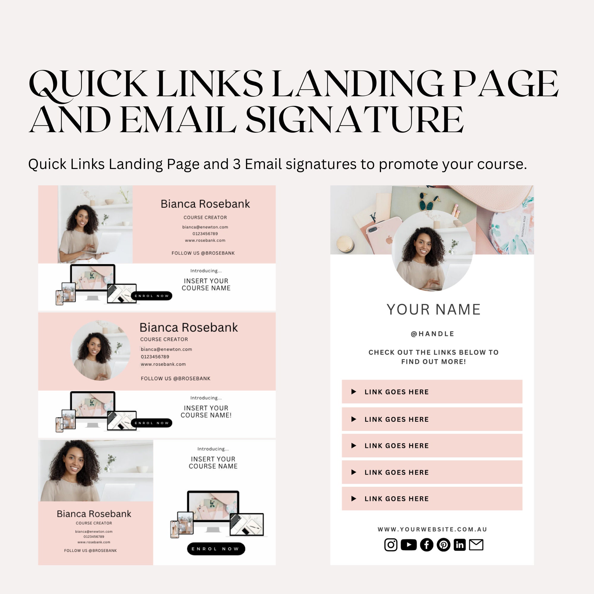 Course Creator Bundle Template for Coaches. Bundle Features Course ...