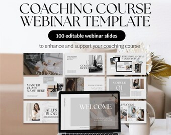 Webinar Slide Deck Canvas Webinar Slide Deck Template Webinar Slide Deck Coaching Webinar Slide ...