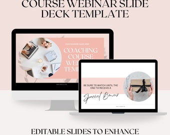 Webinar Slide Deck Canvas Webinar Slide Deck Template Webinar Slide Deck Coaching Webinar Slide ...