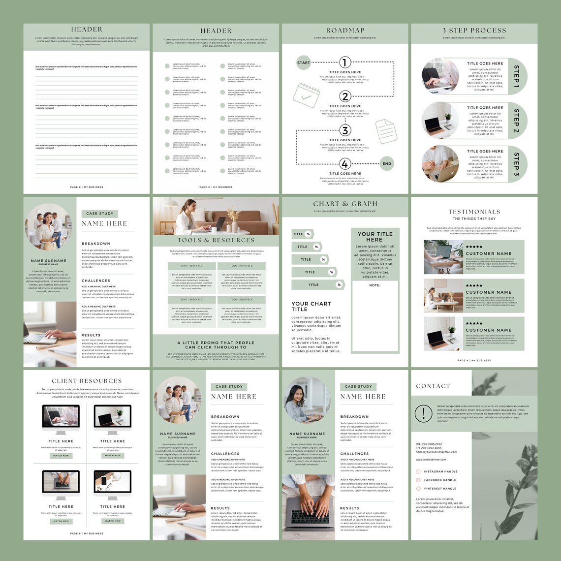 Coaching Course Workbook Toolkit Template, Workbook and Business ...