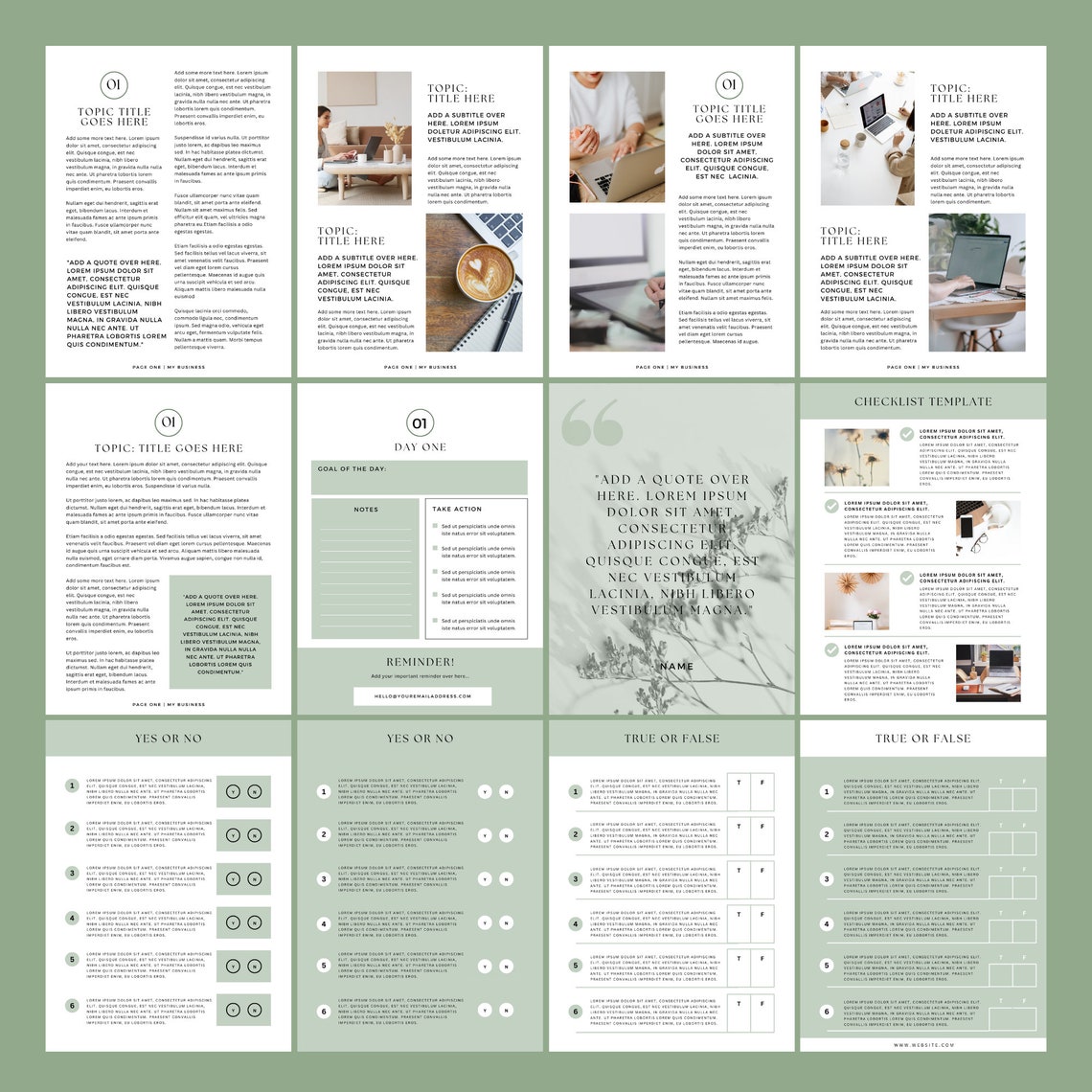 Coaching Course Workbook Toolkit Template, Workbook and Business ...