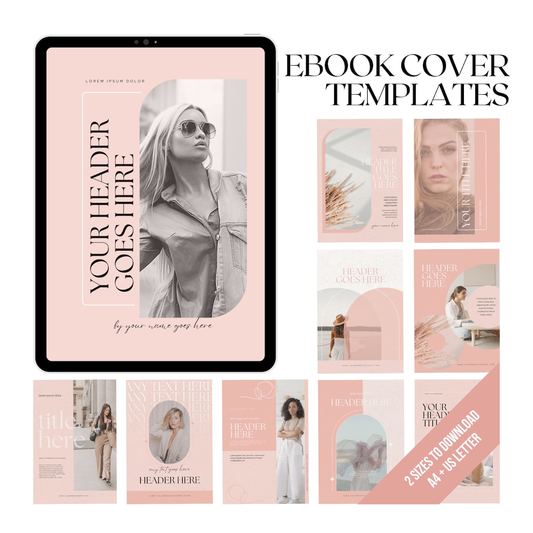 Editable Ebook Cover Template Covers Editable Digital Covers - Etsy