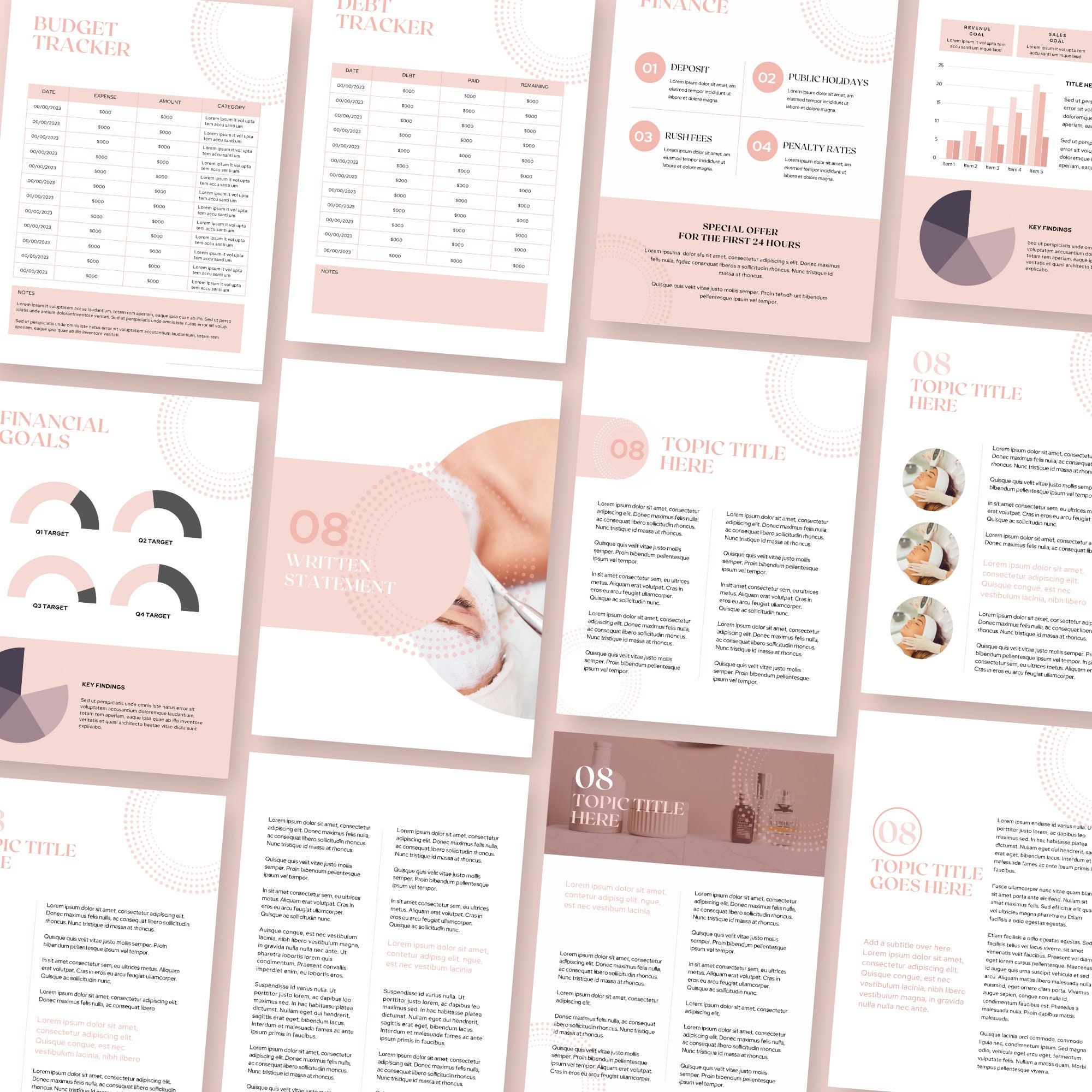 Beauty Salon Business Plan Template - Etsy