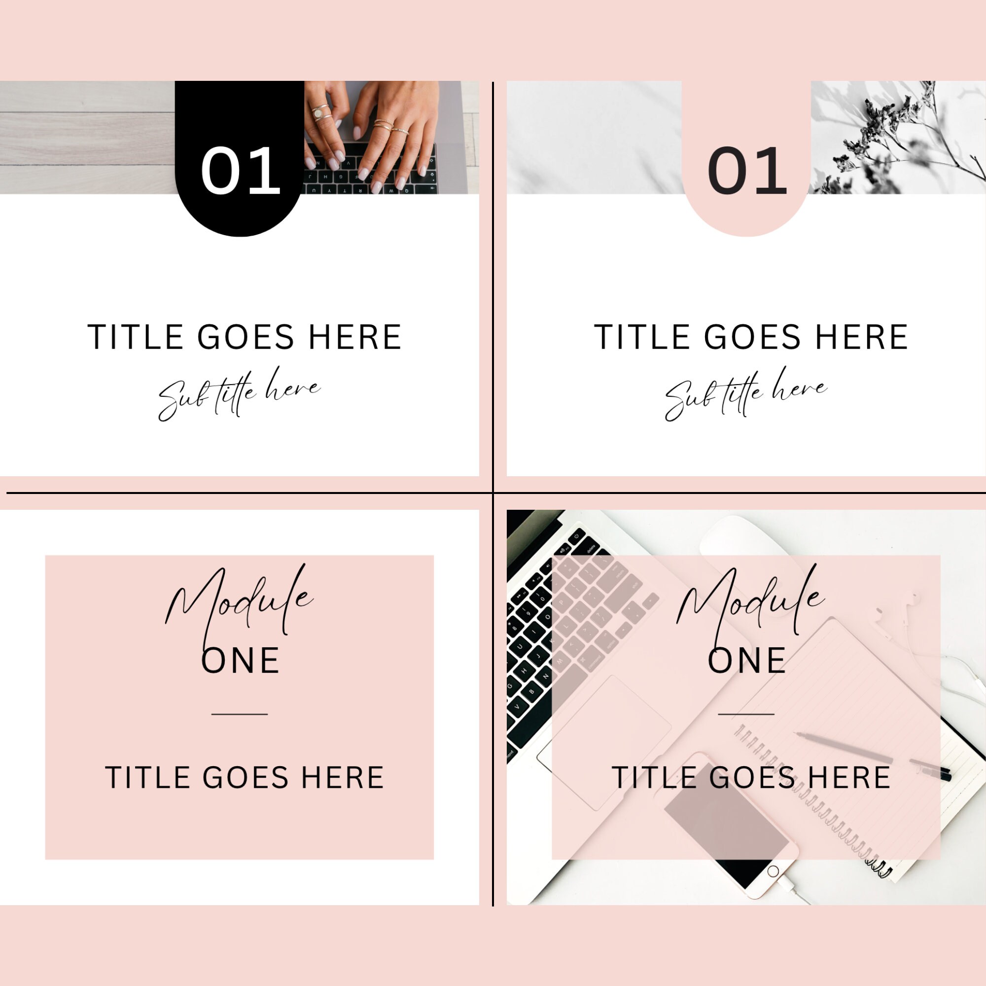 Course Module Facebook Cover Template, Course Module Template, Facebook ...