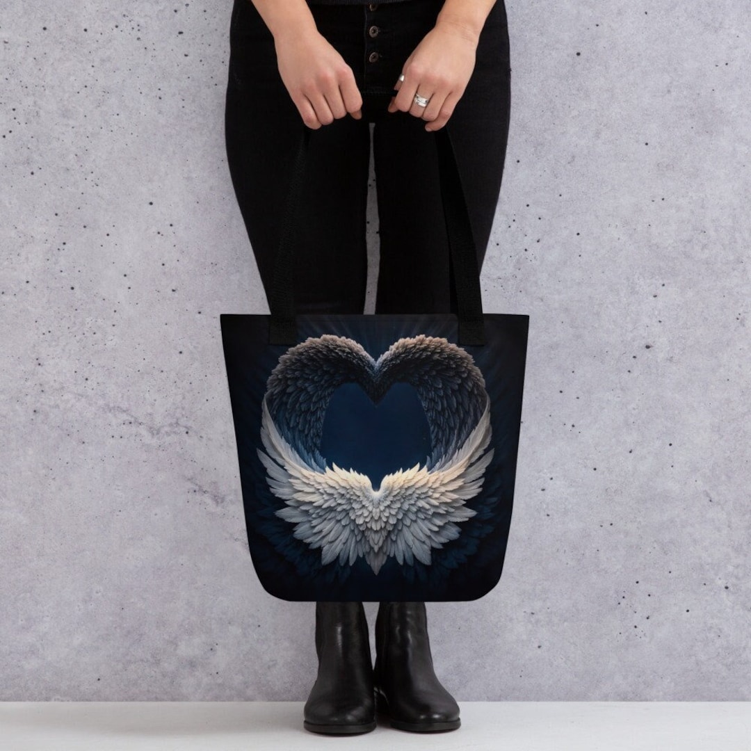 Ethereal Angel Winged Tote Bag Handcrafted Elegance for Stylish Women ...
